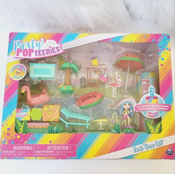 Spin Master | Toys | Party Pop Teenies Pool Time Set | Poshmark